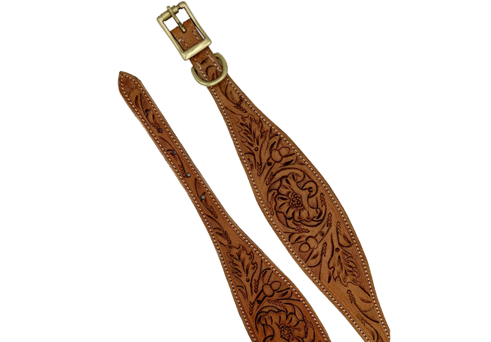 Leather Whippet Grey Hound Lurcher Dog Collar | Vegetable Tanned Hand ...